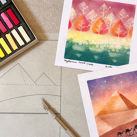 Pastel Nagomi Art Essential: Mastering Stencils | NAFA